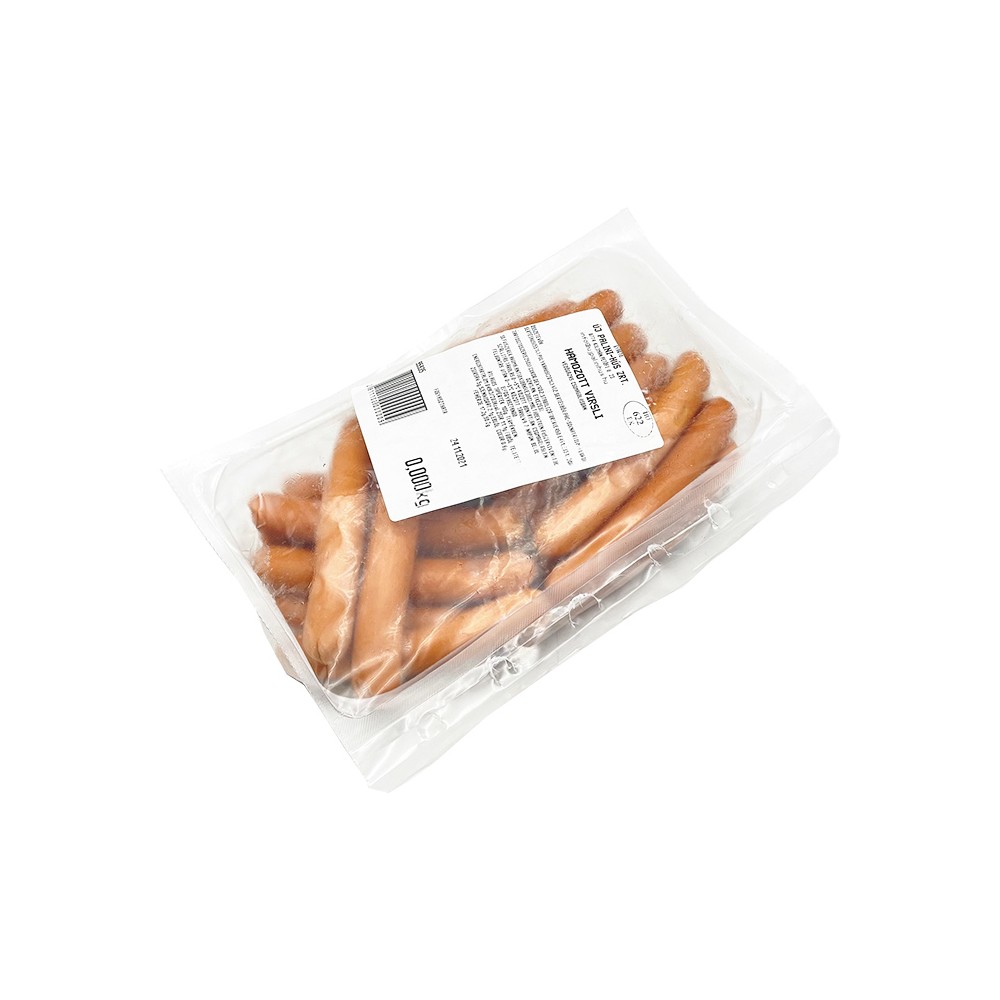 Új-Palini hámozott virsli cca. 600 g vg. - Food Kamra